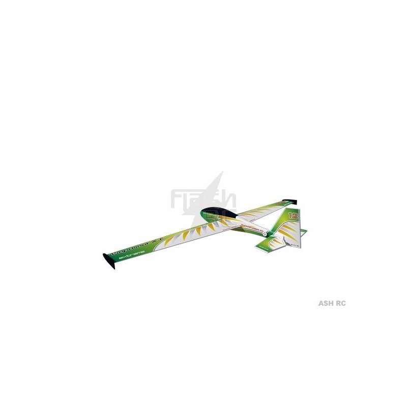 RC Gliders - Vagabond XL green approx.2.00m ARF covered wings/emp Hacker ModeL - FLASH RC