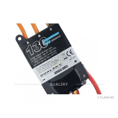 Brushless - Brushless Controller 130A V2 - XC13036HV Dualsky - FLASH RC