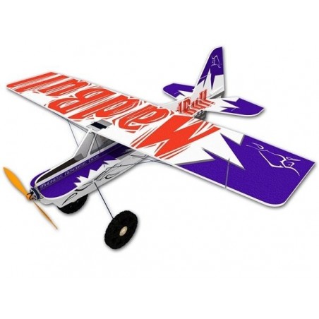 R/C planes for beginners - Hacker plane model Mad Bull blue ARF approx ...