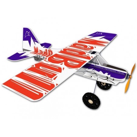 R/C planes for beginners - Hacker plane model Mad Bull blue ARF approx ...