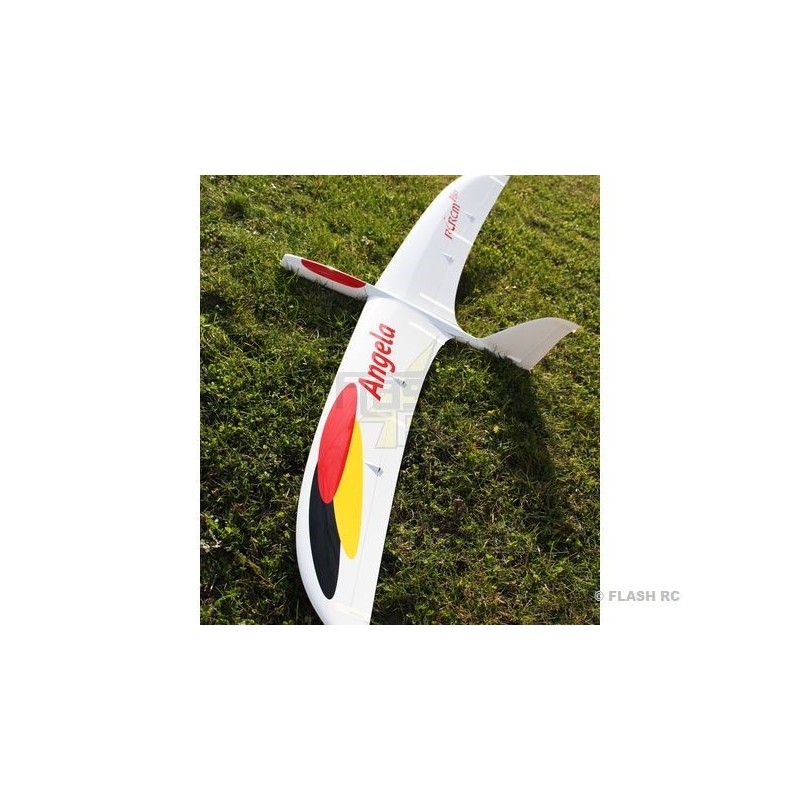 RC Flying Wings - Angela Electro Flying Wing blanco y rojo aprox.2.00m ...