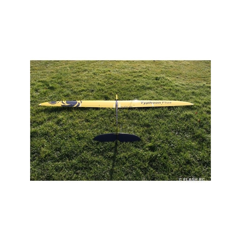 RC Gliders - Typhoon PLUS all fiber approx.2.90m yellow/black & white ...
