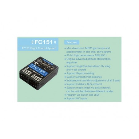 Gyroscopes - 3 axis gyroscope FC151 for Dualsky aircraft - FLASH RC