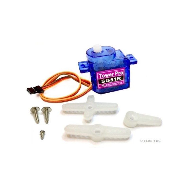 Servo Micro SG51R 5g numérique Towerpro - FLASH RC