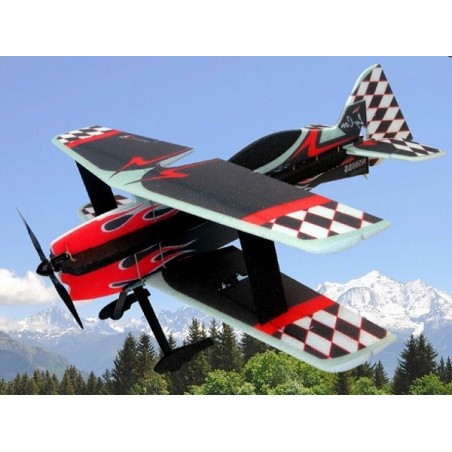 RC Aerobatic Aircraft - RC Factory Revo P3 black approx.0.94m - FLASH RC