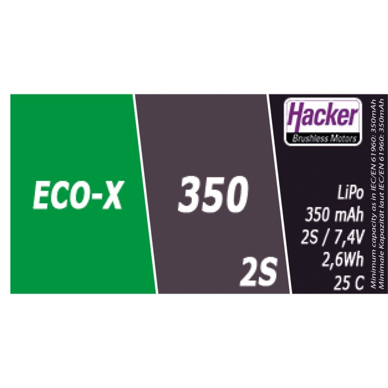 Batería Hacker ECO-X 350-2S