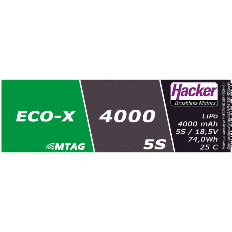 Hacker Battery ECO-X 4000-5S MTAG