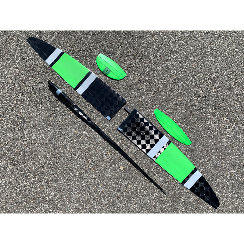 F3K AURI Wing2Part vert Honeycomb - FLASH RC