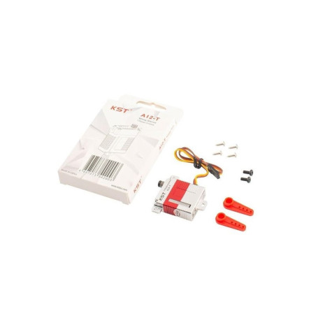 Servo aile KST A12-T HV 12mm (32g, 13.8kg.cm, 0.08s/60°) - FLASH RC
