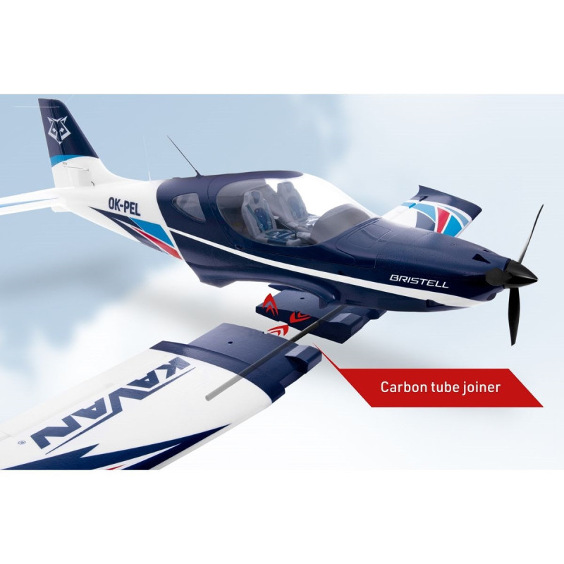 Aircraft Kavan Bristel B23 1.6m PNP Blue - FLASH RC