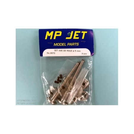 MP JET WHEEL AXLE SET ø5mm por par