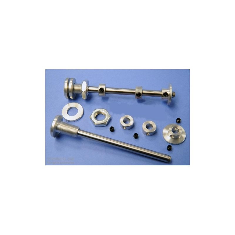 MP JET WHEEL AXLE SET ø5mm the pair