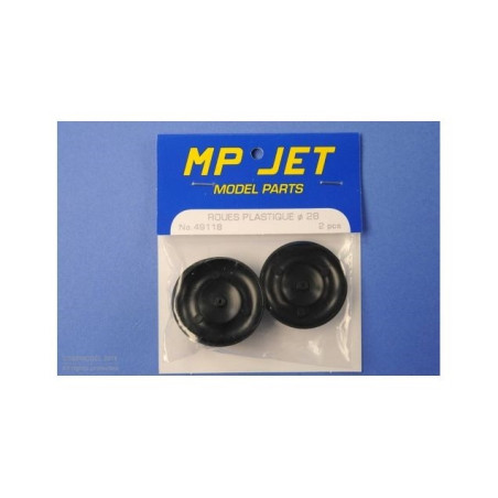 RUOTA PLASTICA ø28mm la coppia MP JET