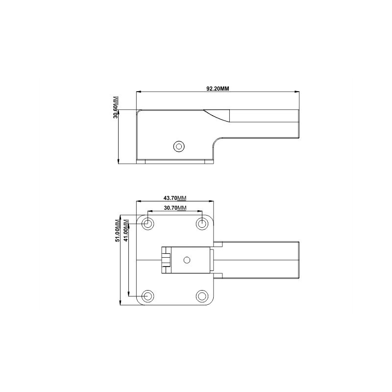 Trains rentrants avions - Train retractable électr. (XL) Alu 10.0mm ...