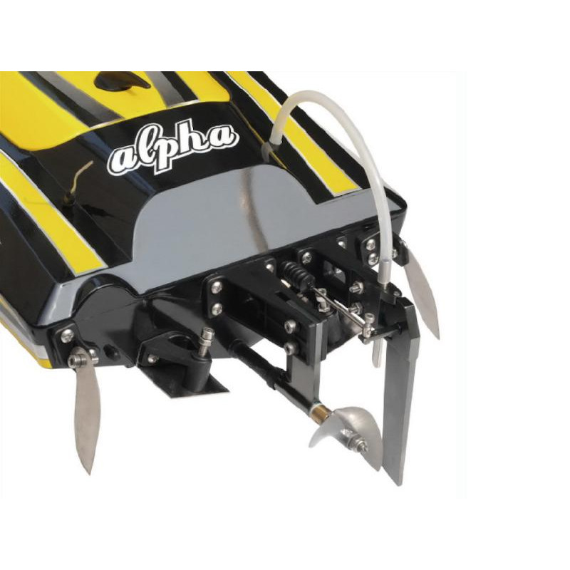 RC Motorboat - ALPHA ARTR YELLOW - FLASH RC