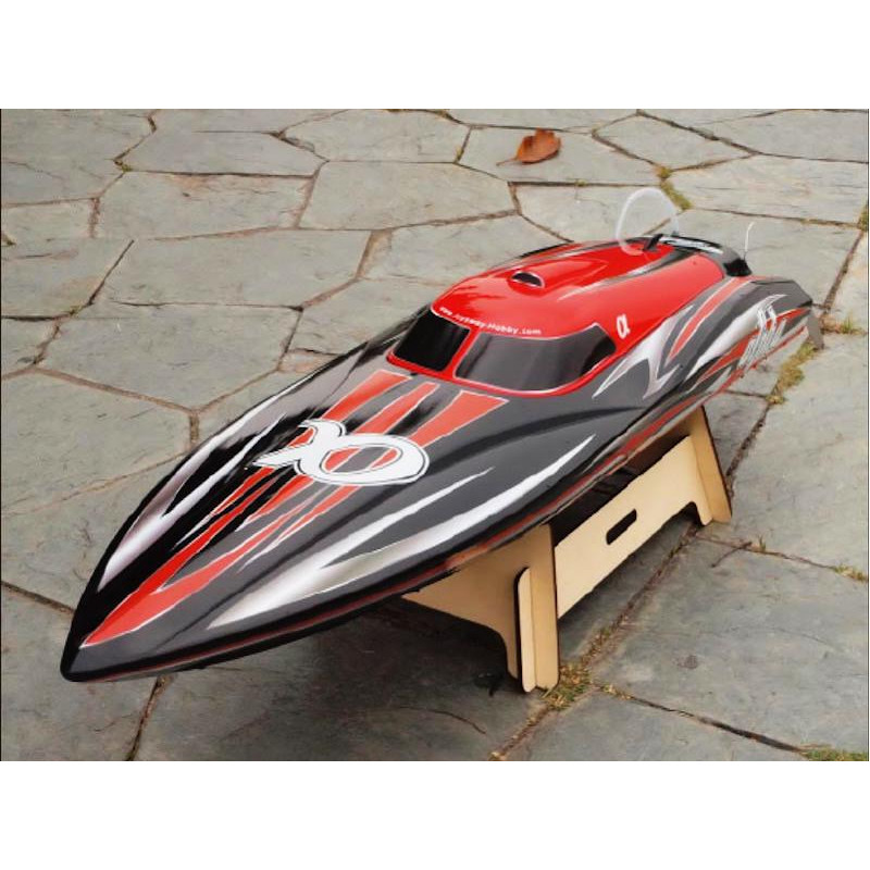 RC Motorboat - ALPHA ARTR RED - FLASH RC