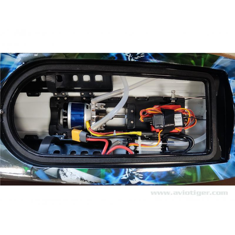 RC Motorboat - BULLET OFF-SHORE V4 BL RTR - FLASH RC