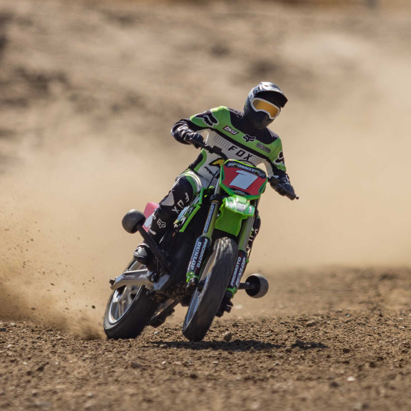 Moto RC tout-terrain - 1/4 Promoto-MX Motorcycle RTR with Battery and ...