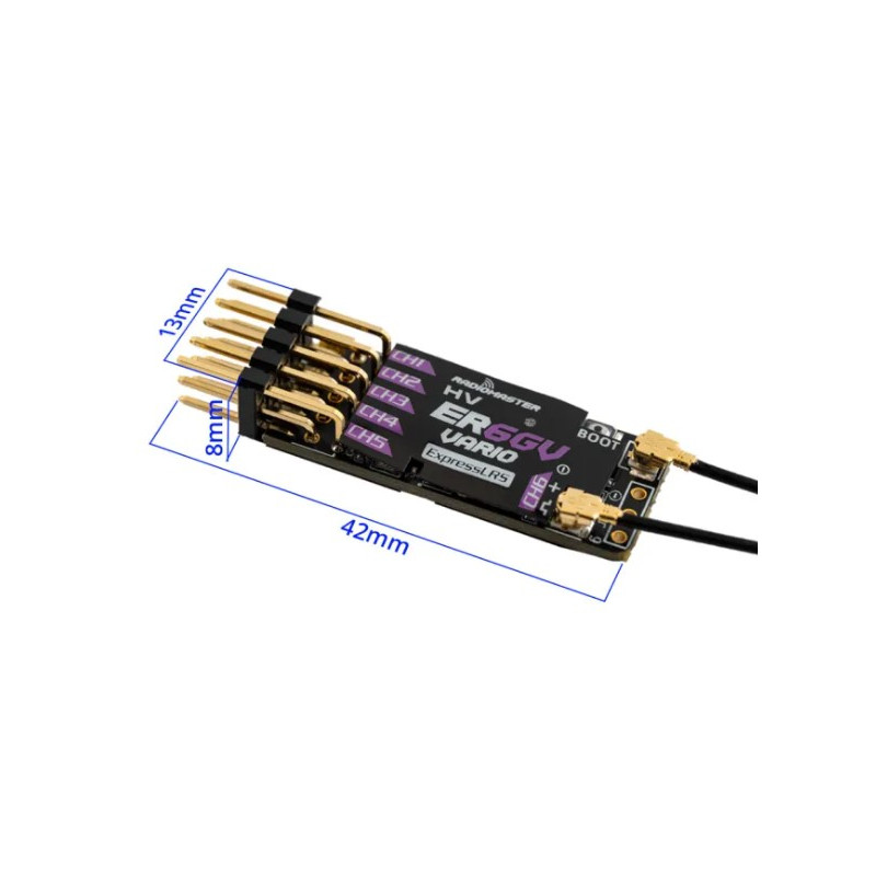 RADIOMASTER - RadioMaster 6-Kanal-Empfänger ER6GV 2,4 GHz PWM ...