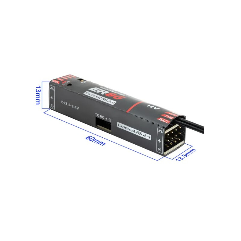 RADIOMASTER - RadioMaster 8-channel receiver ER8G 2.4 GHz PWM ...