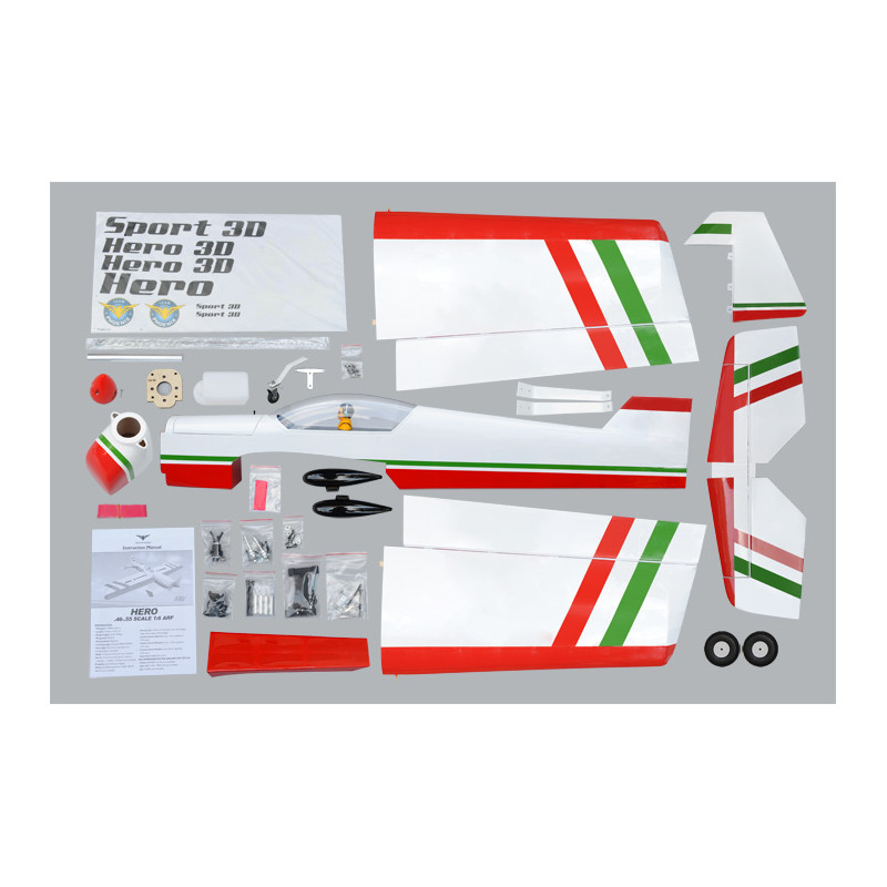 Phoenix Model HERO 3D Aircraft 1,5m 59" ARF Size .46-.55 - FLASH RC