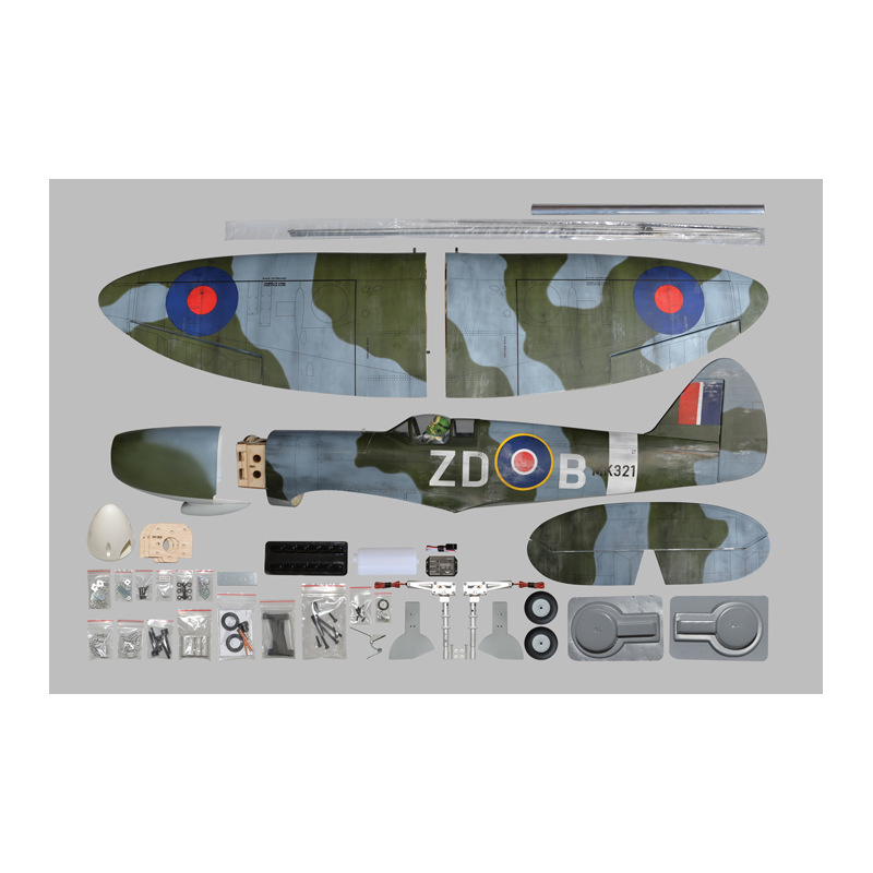 Warbird RC - Phoenix Model Spitfire Mk2 .46-.55 GP/EP ARF 1.40m ...