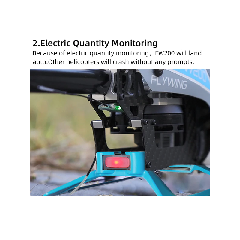 FLY WING Helicopter FW200 RC GPS/TOF H1 - RTF Yellow