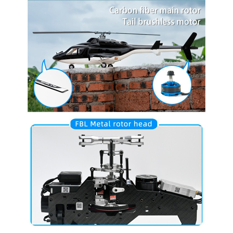 FLY WING - Helicoptère RC Airwolf - PNP