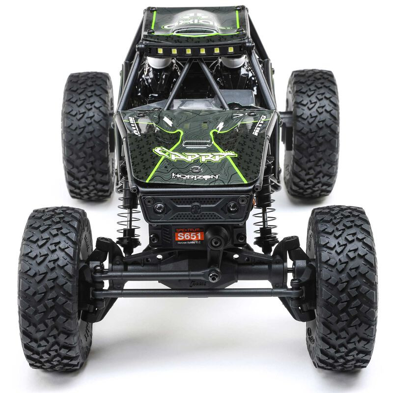 Axial Capra 1/18 4WD Unlimited Trail Buggy RTR, Negro