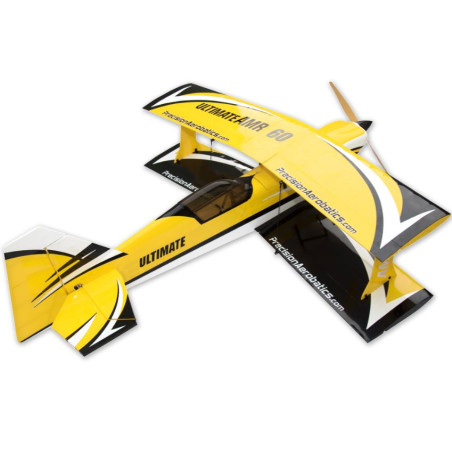 Avion Precision Aerobatics Ultimate AMR 60 V2 Jaune ARF env.1.3m
