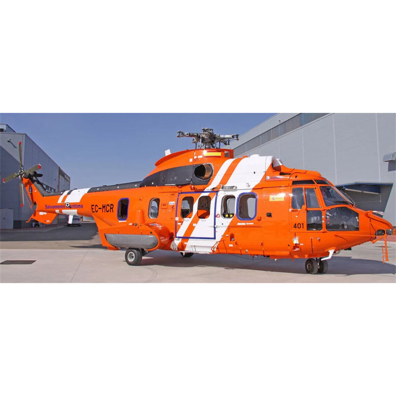 Helicopter Fuselage Class 800 225 Orange White Super Puma KIT Version