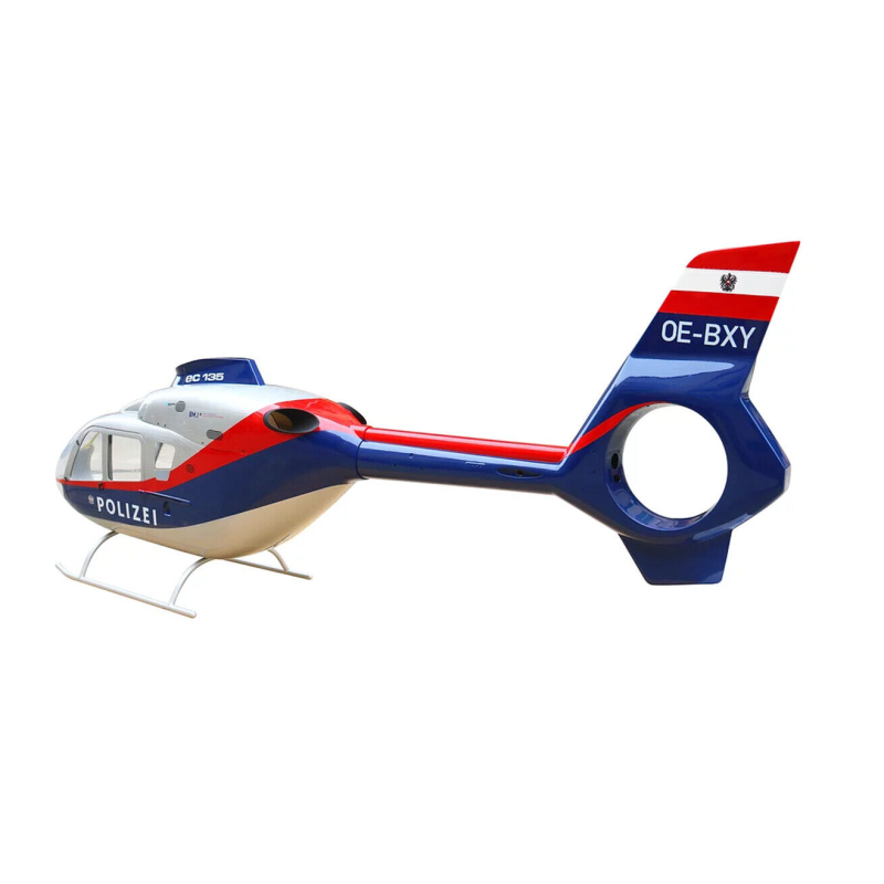 Fuselage Helicoptere Classe 800 EC135 T2 Polizei DE KIT Version