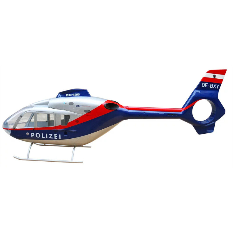 Fuselage Helicoptere Classe 800 EC135 T2 Polizei DE KIT Version