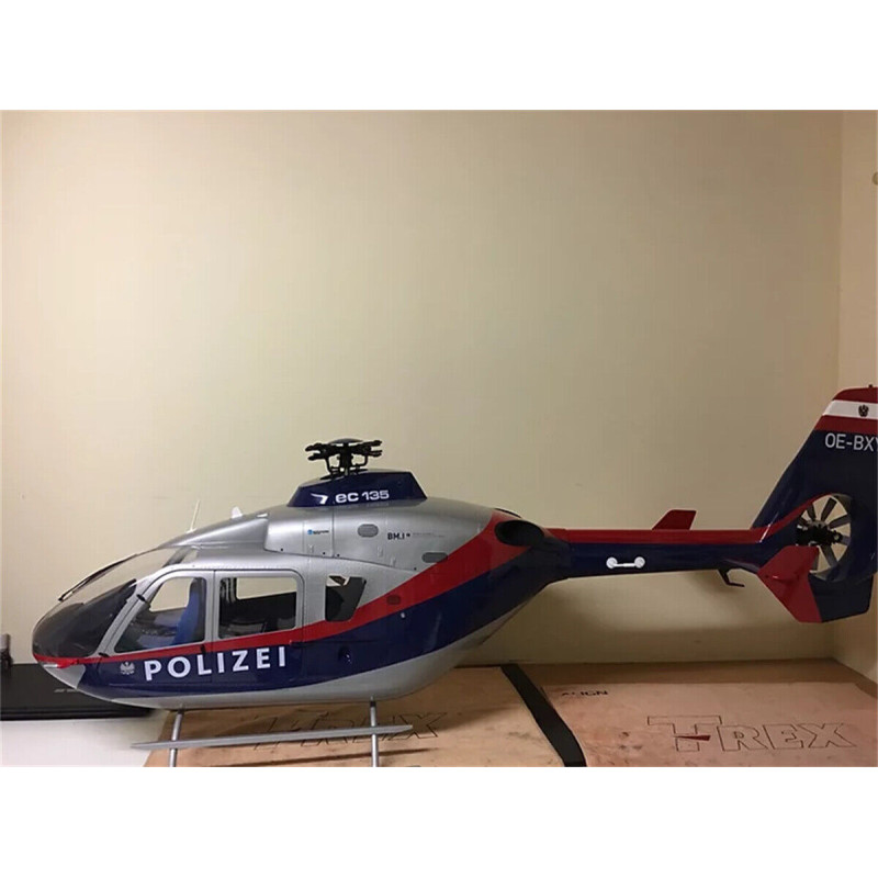Fuselage Helicoptere Classe 800 EC135 T2 Polizei DE KIT Version