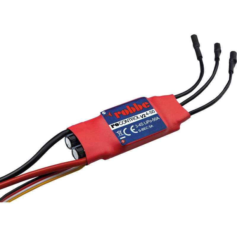 Brushless Controller Robbe RO-Control6 4-50 V2 3-4S-50 (70A) 5V/ 5A ...