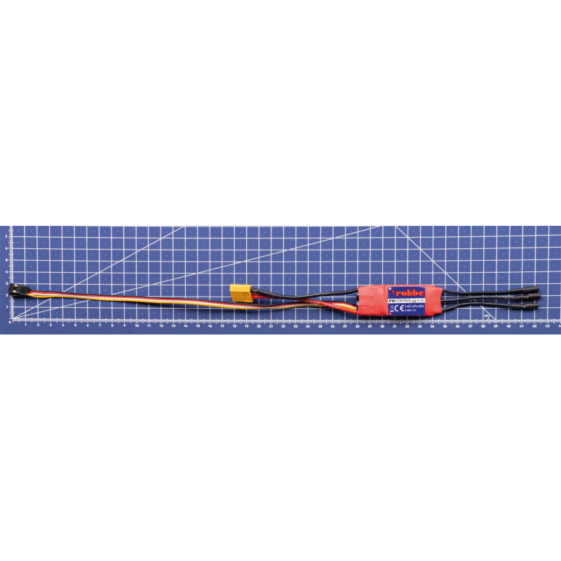Brushless Controller Robbe RO-Control6 4-40 V2 3-4S-40 (60A) 5V/ 3A B ...