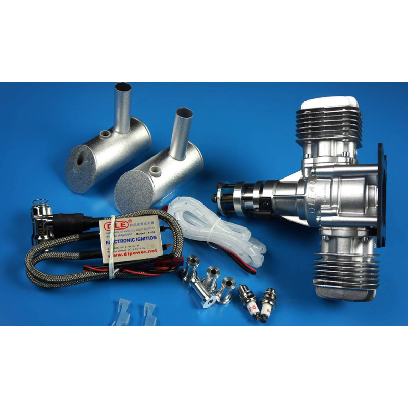 Gasoline engines - 2 stroke gasoline engine DLE-40 - Dle Engines - FLASH RC