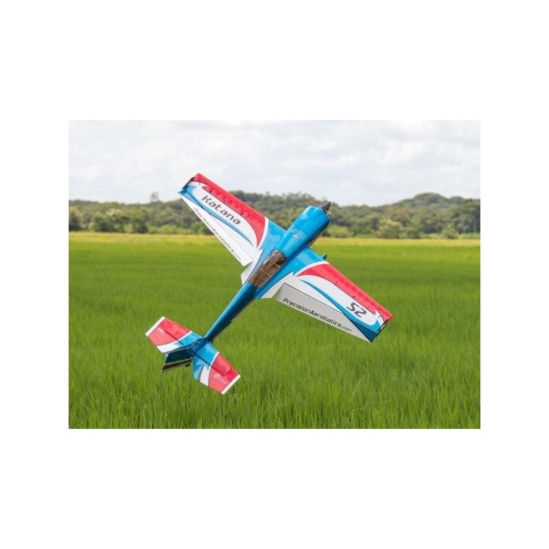 RC Aerobatic Aircraft - Precision Aerobatics Katana 52 blue/red ARF approx.1.32m - FLASH RC