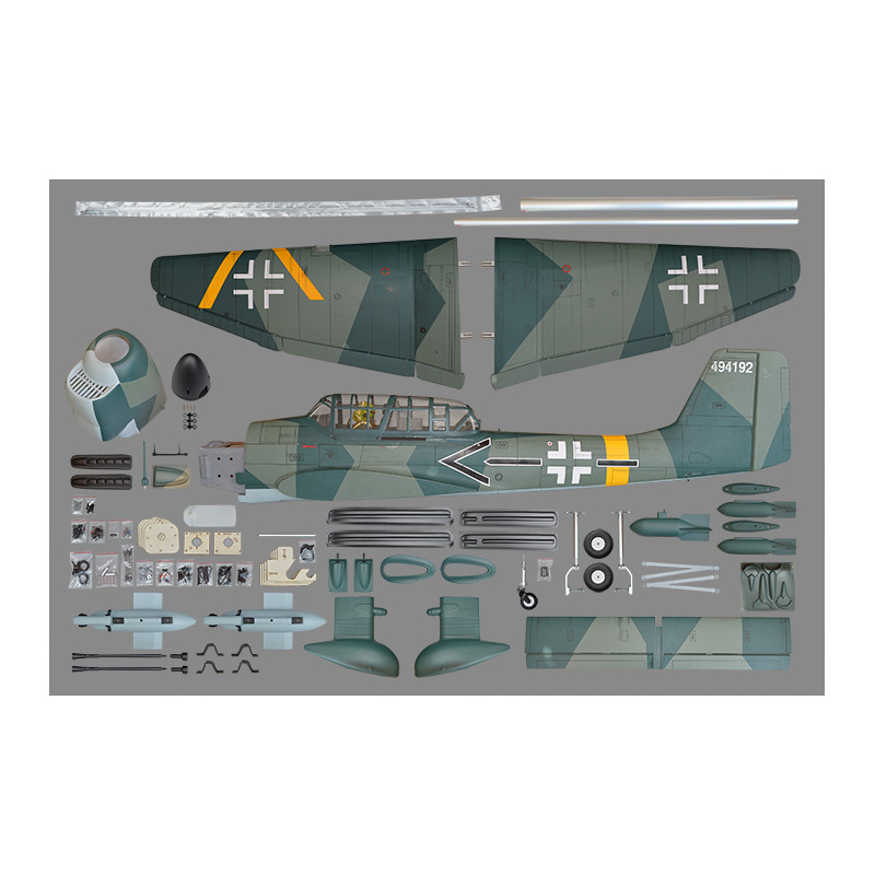 Warbirds RC - Phoenix Model Stuka Ju87 60cc GP/EP ARF 2.40m - FLASH RC