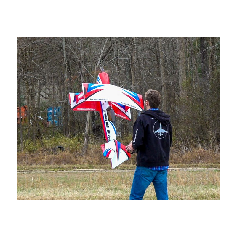 Aircraft Precision Aerobatics Ultimate AMR 60 Red White and Blue ARF ...