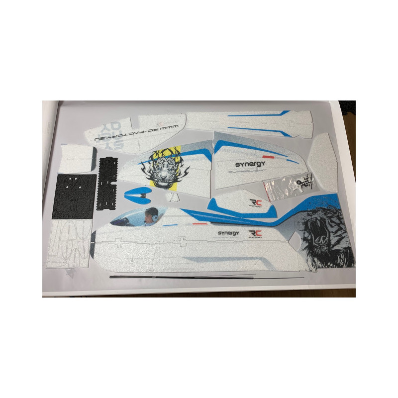 RC Plane Factory Synergy blue approx.0.84m- FLASHRC