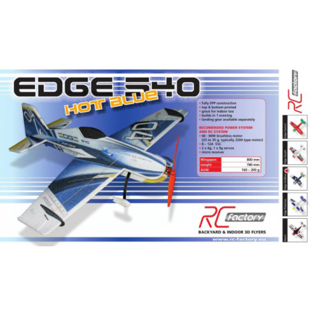 Avion RC Factory Edge 540 Castrol 'Backyard Series' EPP env.0.80m - FLASH RC