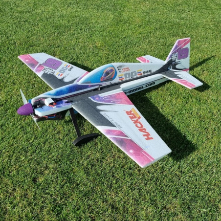 Flugzeug Hacker Modell Edge 540 Race Violett ARF ca.1.20m- FLASH RC