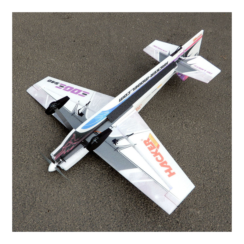Airplane Hacker model Edge 540 Race Violet ARF approx.1.20m- FLASH RC