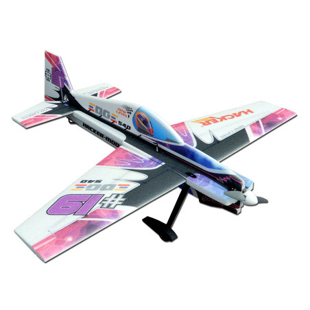 Flugzeug Hacker Modell Edge 540 Race Violett ARF ca.1.20m- FLASH RC