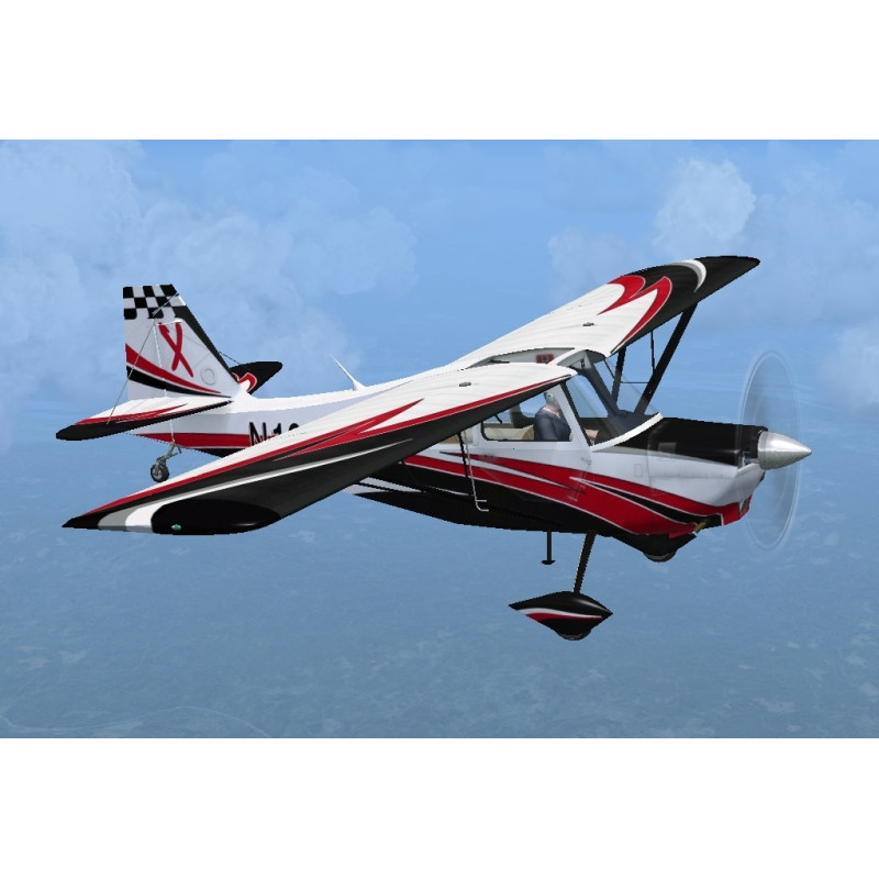 107'' (2.70m) White and Red RC Decathlon Aircraft - Pilot-RC Model ...