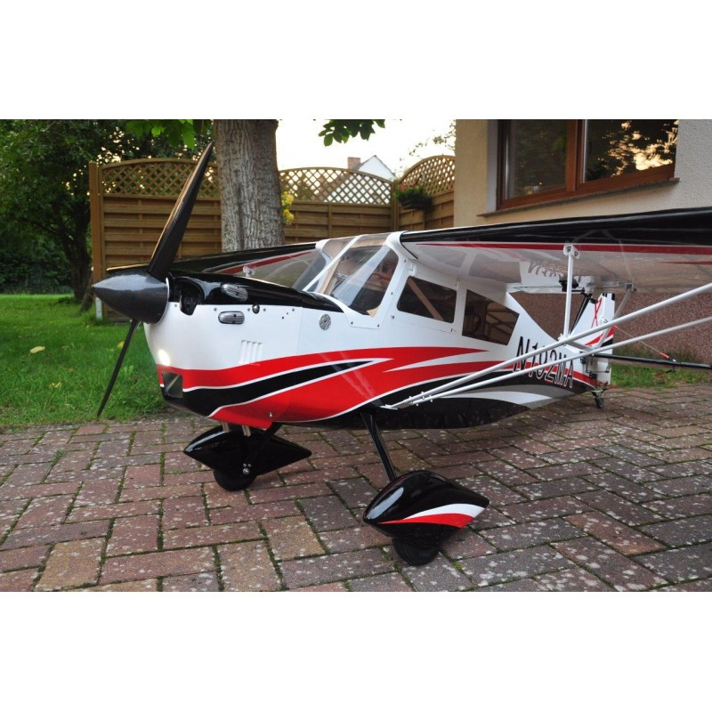 107'' (2.70m) White and Red RC Decathlon Aircraft - Pilot-RC Model ...