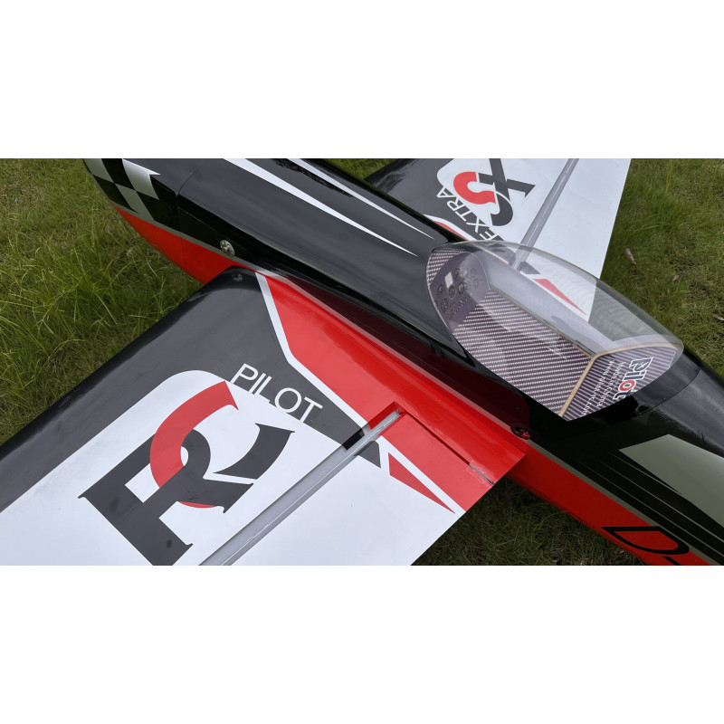 Avion Voltige Pilot RC - Extra 330 SX (envergure 2,29m) Noir, Gris, Rouge - FLASH RC