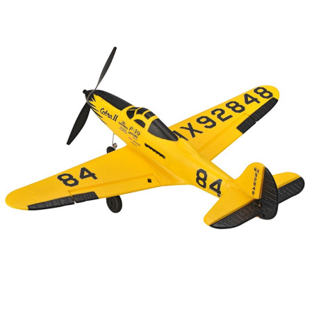 Avion Top Rc Hobby P39 Amarillo RTF aprox.0.402m