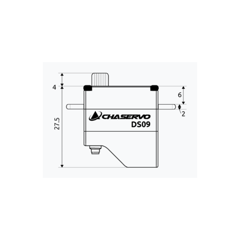 DS09 Chaservo MICRO digital servo (9 mm 9 kg)